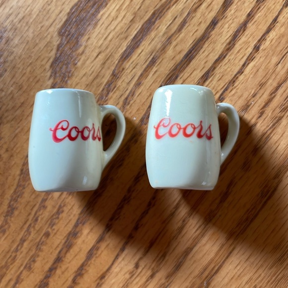coors co | Other | Miniature Coors Ceramic Drinking Cups Stoneware Mugs ...
